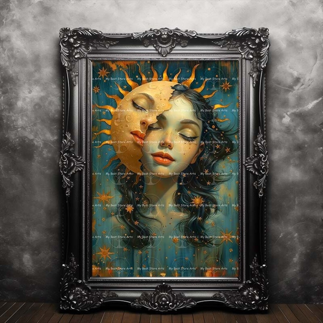 Own Sunshine Art Print Gothic Fantasy, Surreal Sun Poster, Whimsical ...