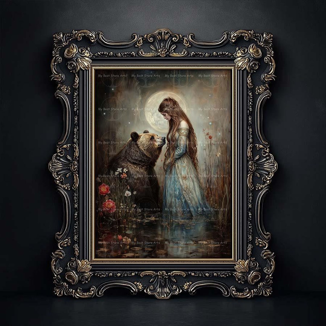 Mystical Artio Art Print Celtic Goddess Bear Shapeshifter Wall Decor ...