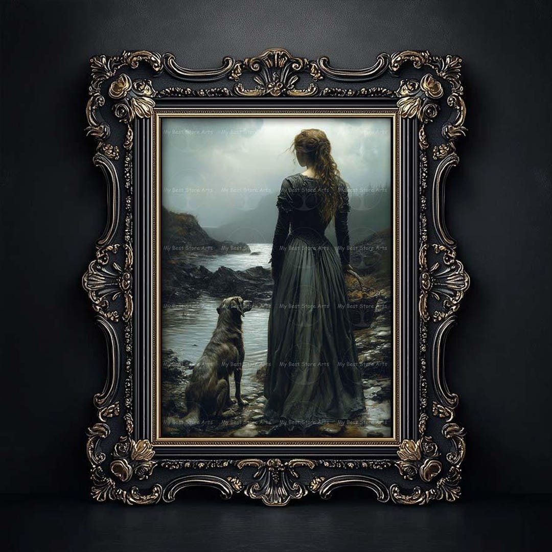 Nehalennia Art Print - Goddess of the Sea Wall Decor, Mystical Pagan ...