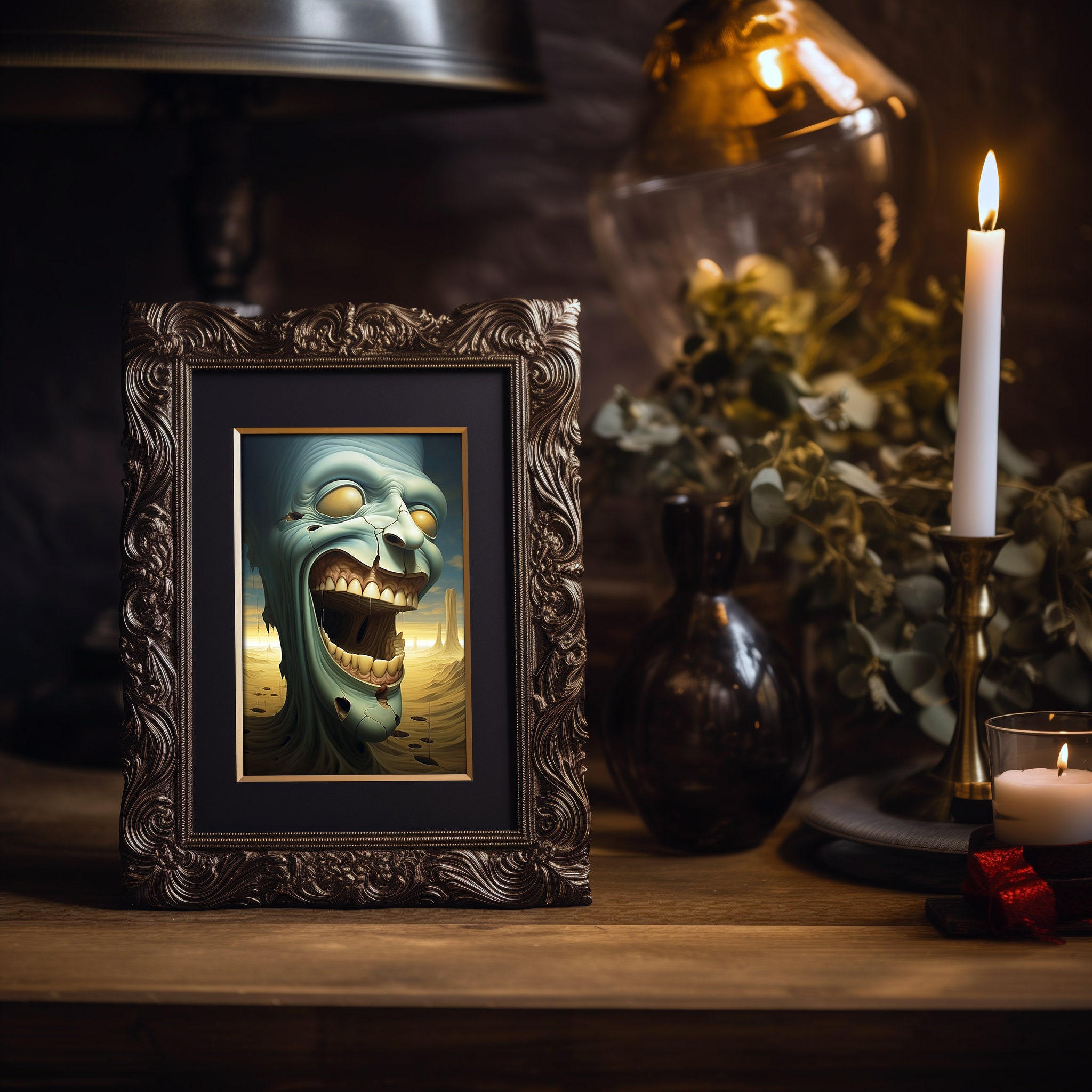 Monster Surreal Fantasy Dark Academia Fine Art Print 8.5x11 13x19home ...