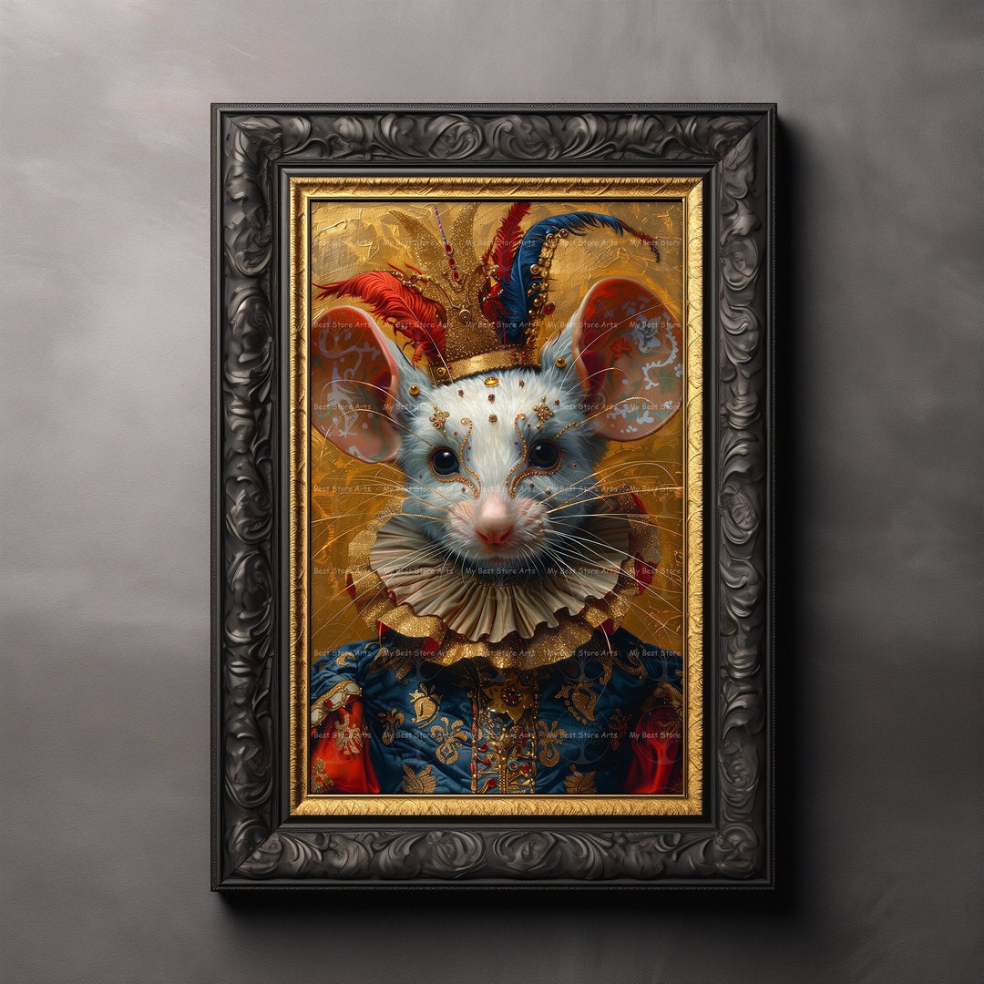 Circus Mouse Art Print - Fantasy Poster, Gothic Home Decor, Victorian ...