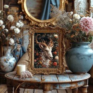 Kirin Fine Art Print - Fantasy Half Dragon, Cottagecore, Magical Qilin ...