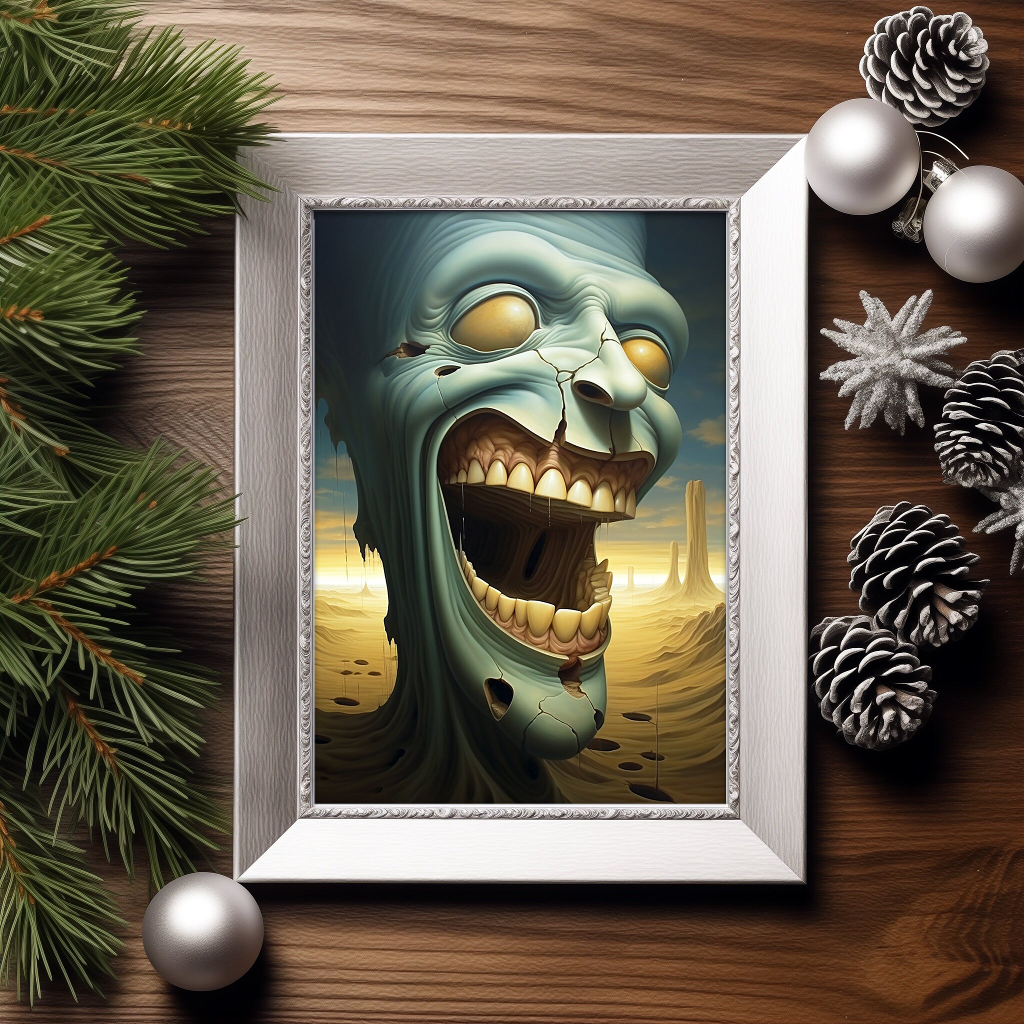 Monster Surreal Fantasy Dark Academia Fine Art Print 8.5x11 13x19home ...