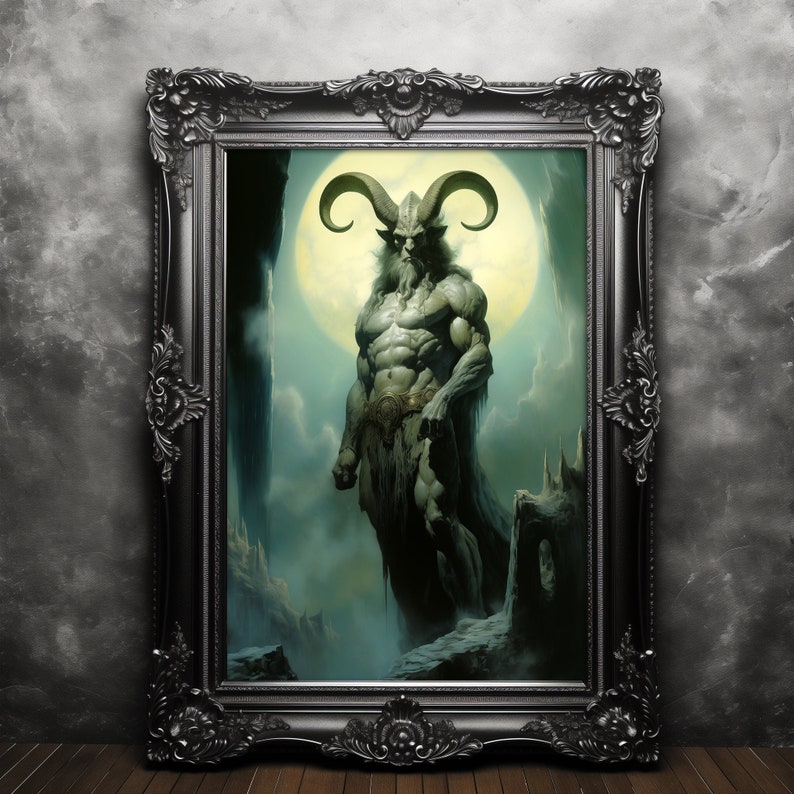 Hades Fine Art Print Greek Mythology God Picture, Dark Academia, Gothic ...