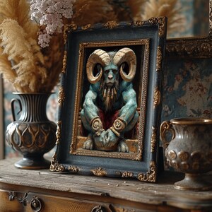 Light Blue Satyr Fine Art Print - Fantasy Greek Mythology Picture ...