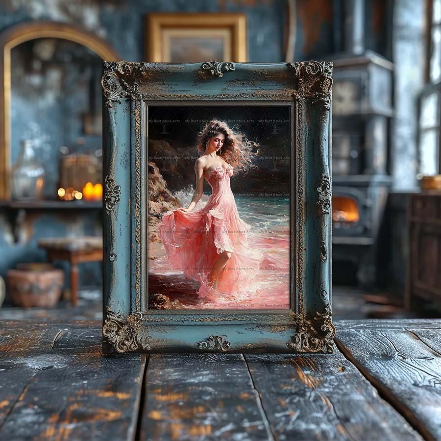 Aphrodite Art Print - Greek Goddess Love Beauty, Mystical Gothic Venus ...