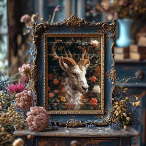 Kirin Fine Art Print - Fantasy Half Dragon, Cottagecore, Magical Qilin ...