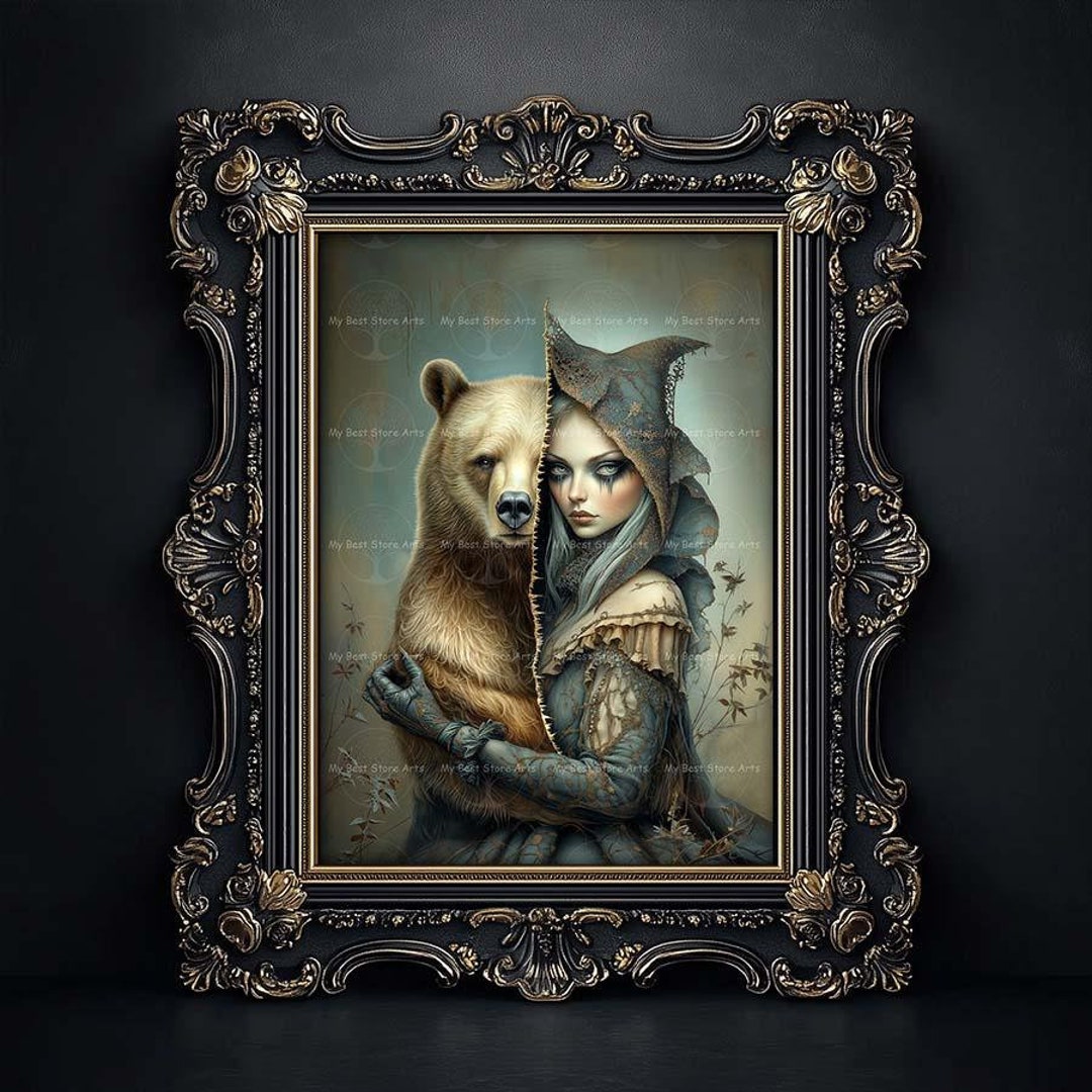 Bear Shapeshifter Art Print Artio Celtic Goddess Themed Wall Decor ...