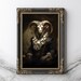 Victorian Sheep Fine Art Print, Animal Poster, Animal Portrait, Ram ...