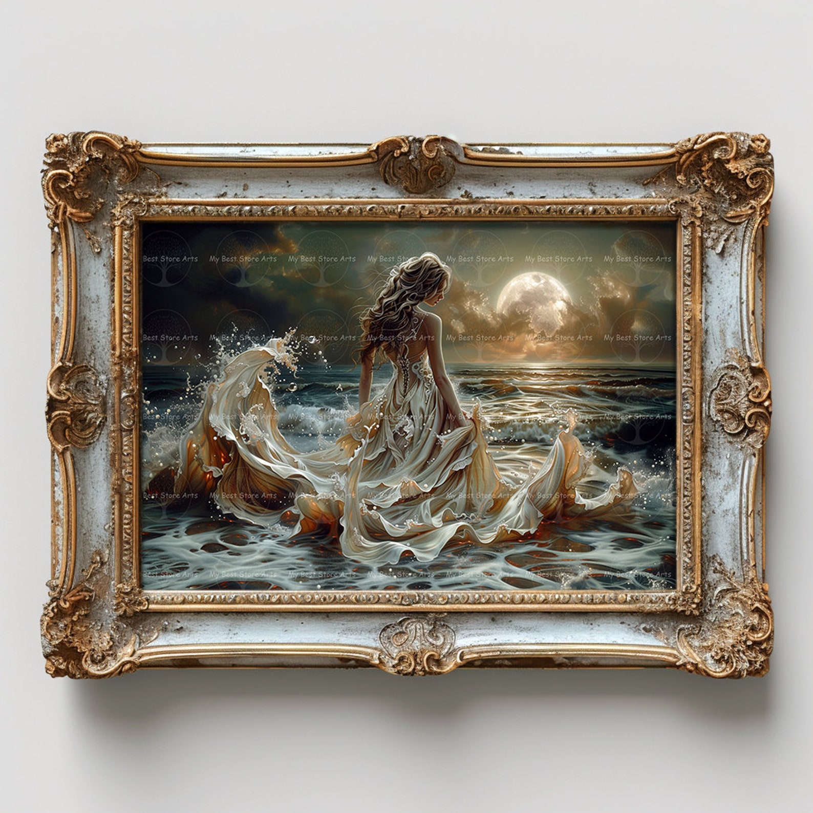 Nymph’s Calling Art Print - Witchy Gothic Picture, Folklore Siren Wall ...