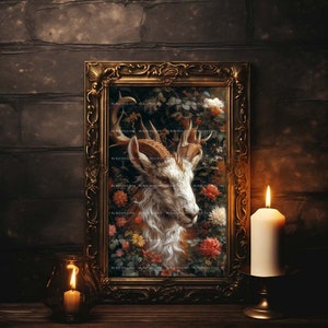 Kirin Fine Art Print - Fantasy Half Dragon, Cottagecore, Magical Qilin ...