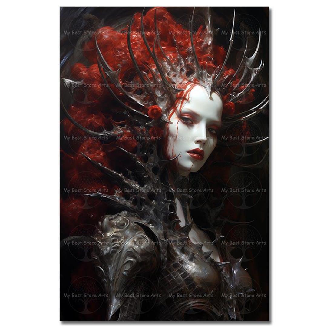 Witchy Lilith Art Print - Dark Academia Poster, Pagan Occult Gothic ...