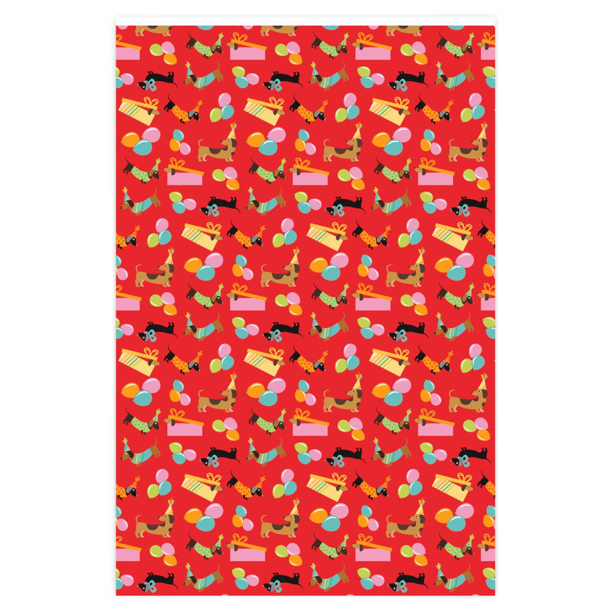 Doxie Birthday Wrapping Paper Dachshund Gift Wrap Cute Dog - Etsy