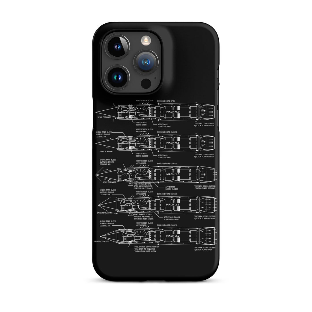 The Spike SR-71 Blackbird J-58 Engine Phone Case - Etsy