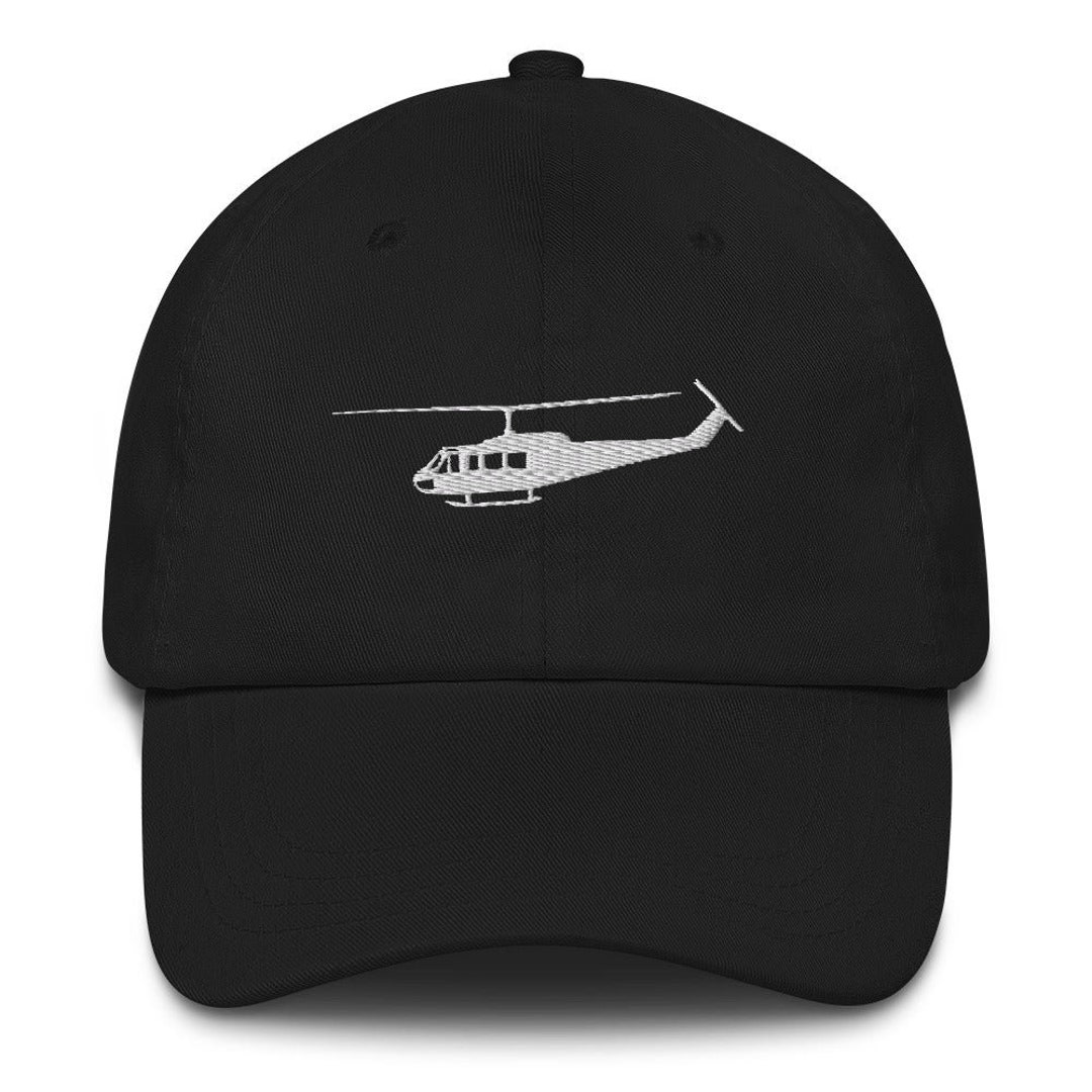 The Huey | UH-1 Iroquois Huey Helicopter Embroidered Dad Hat - Etsy