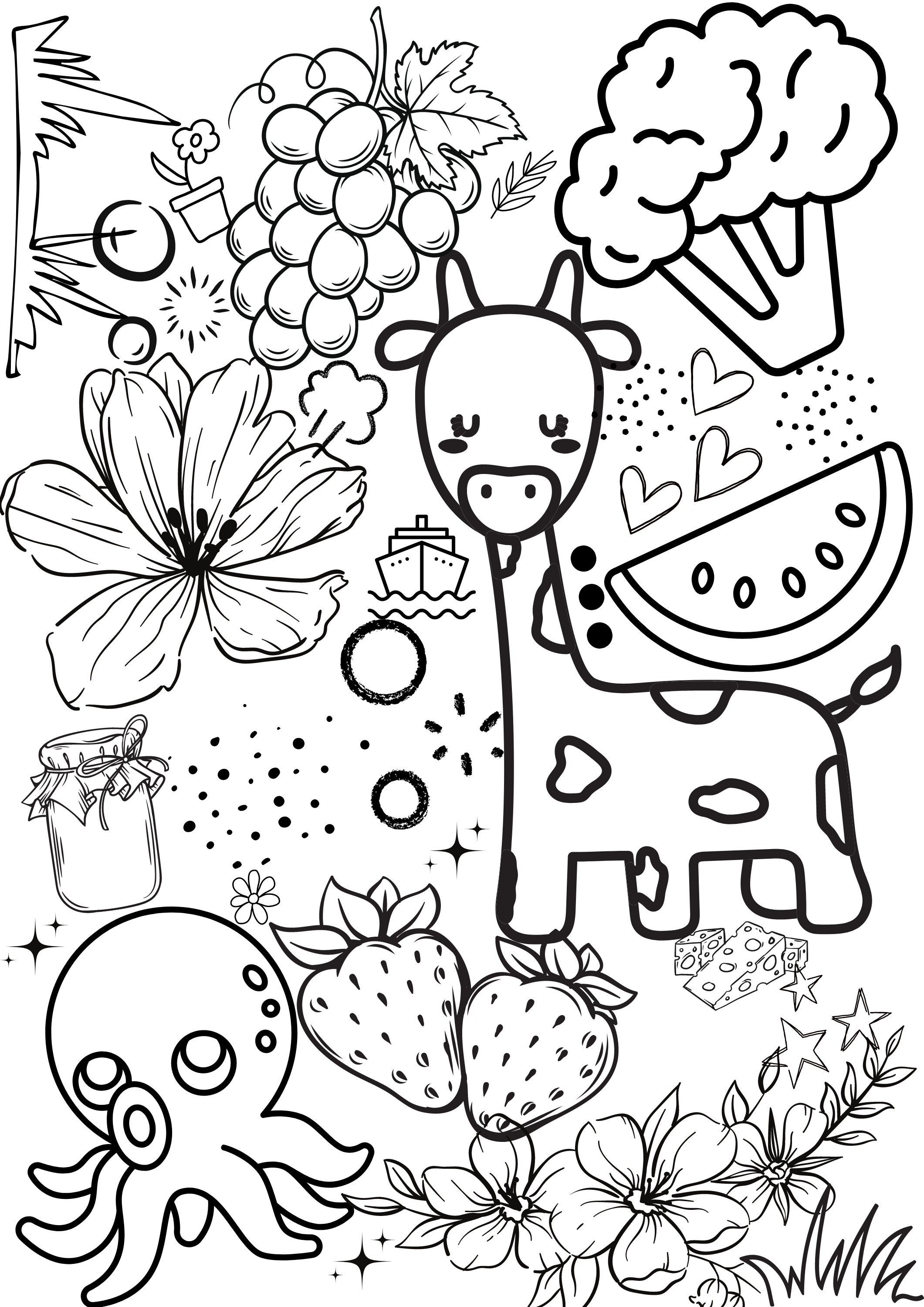 20 Printable Colouring Pages for Kids, Toddlers, Preschoolers ...