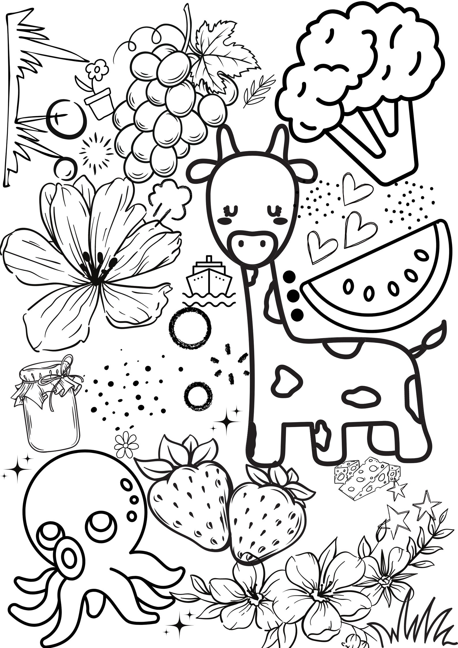 20 Printable Colouring Pages for Kids, Toddlers, Preschoolers ...