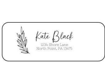 Clear Matte / Paper Custom Return Labels - Etsy