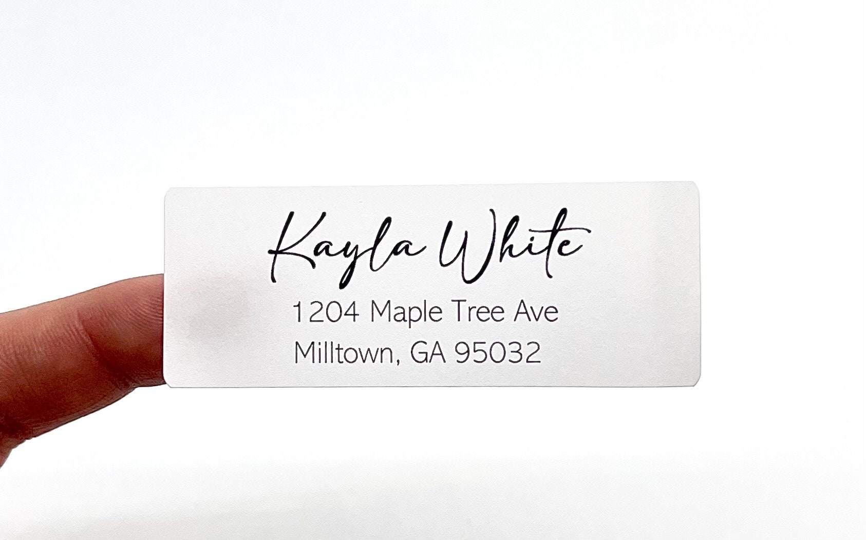 Clear Matte / Paper Custom Return Labels - Etsy