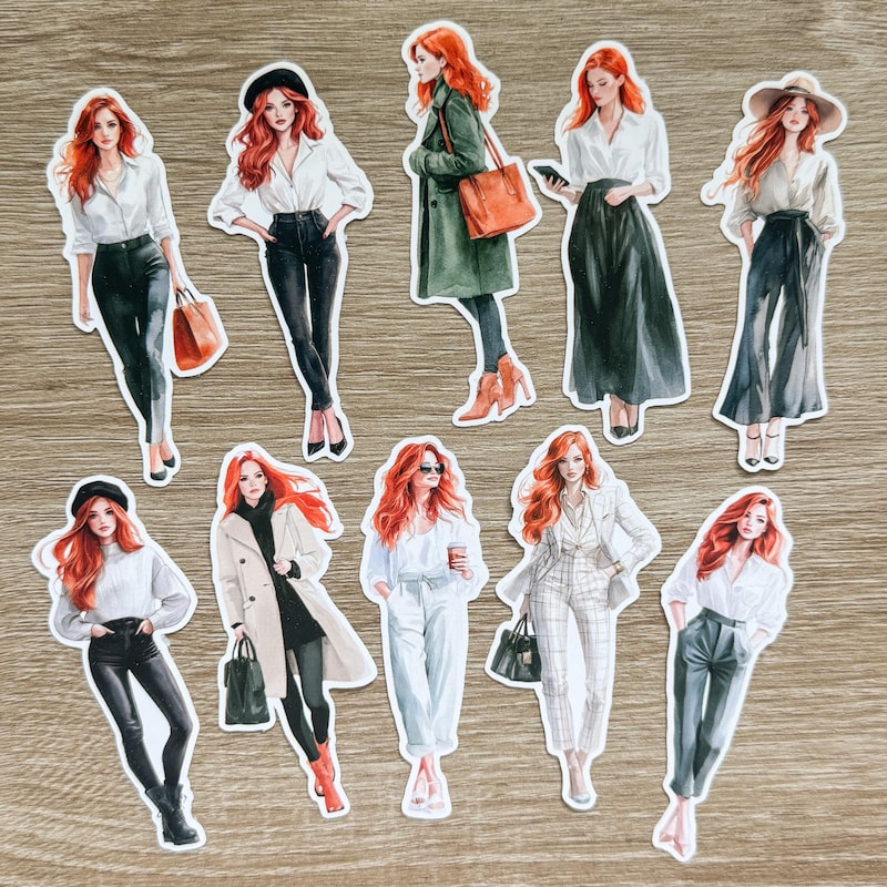 Redhead Stickers - Etsy