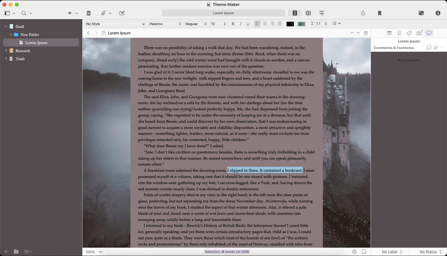 The Castle Collection Scrivener Themes 3 Scrivener Themes Mac OS - Etsy