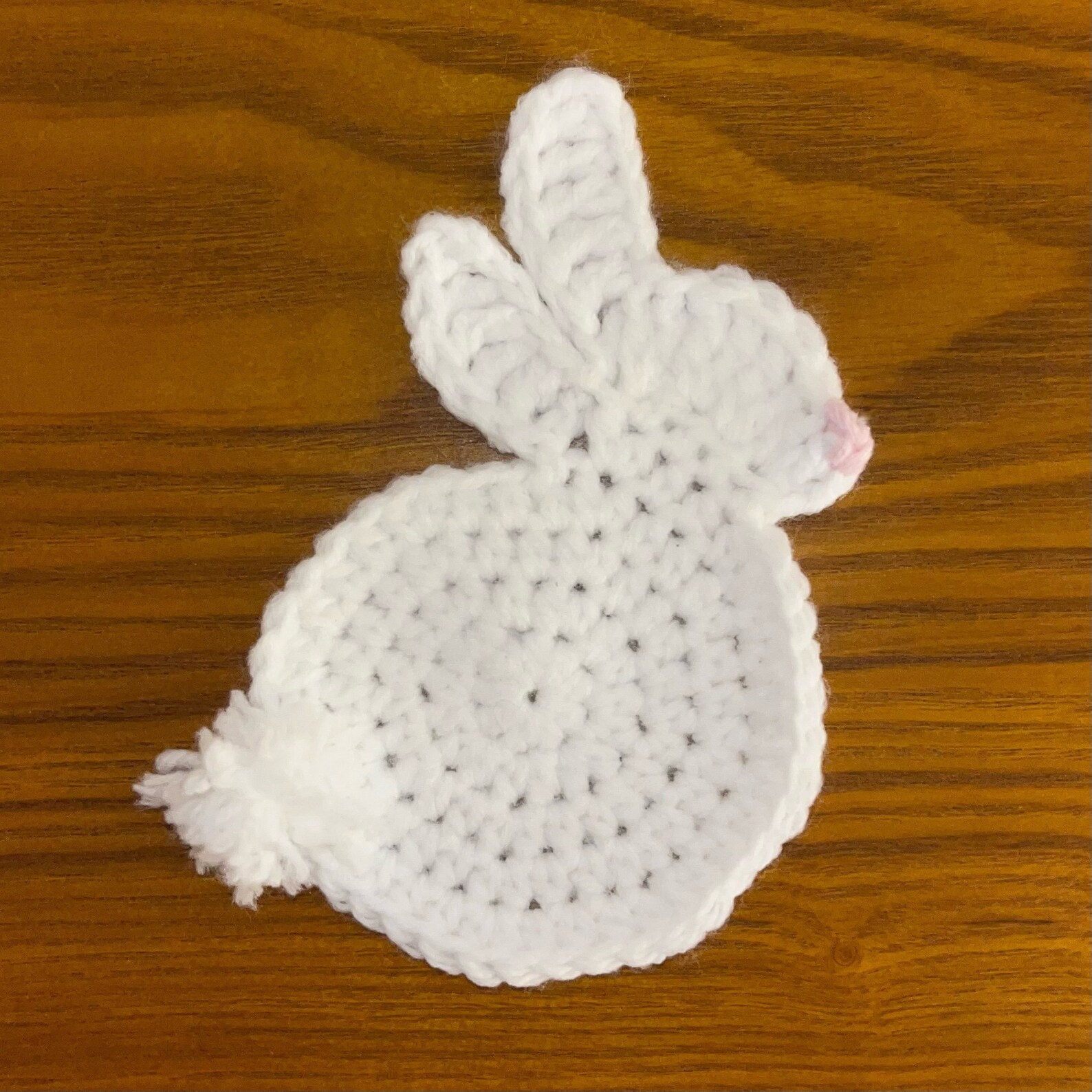 Easter Bunny Coaster | Crochet Rabbit Coaster | Handmade Easter Coaster ...