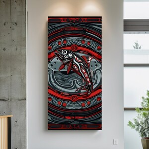 Haida Salmon Art, Traditional Haida Art, Tribal Tlingit Art, Indigenous ...