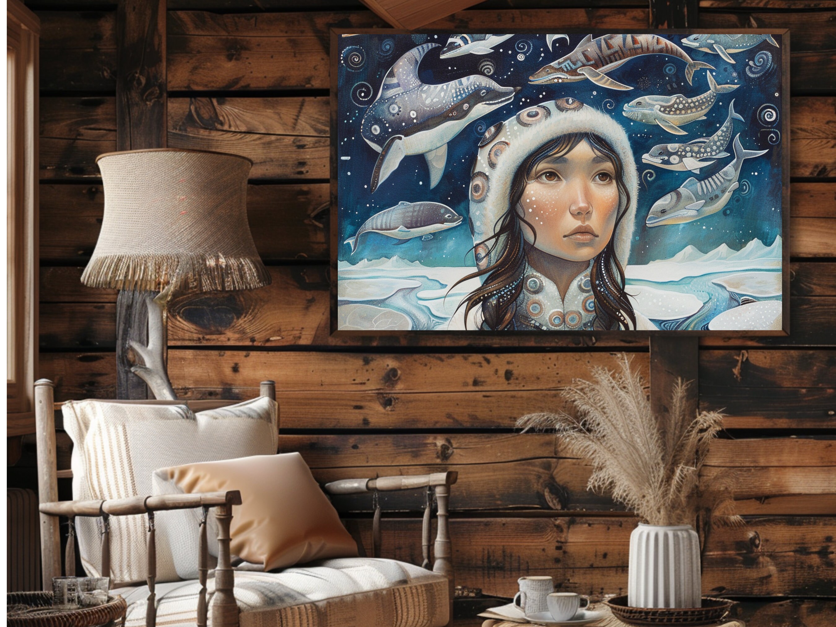 Inuit Goddess Sedna Legend, Inuit Art, Goddess of the Sea, Mythology ...