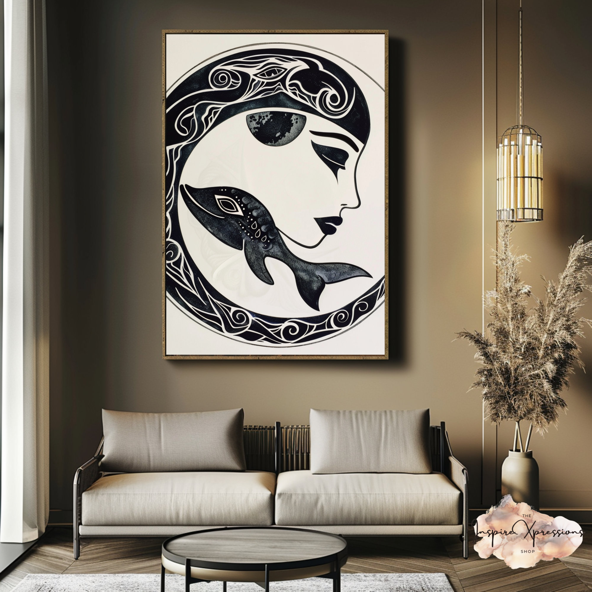 Sedna Inuit Poster, Goddess of the Sea, Inuit Mythology, Inuit Art ...
