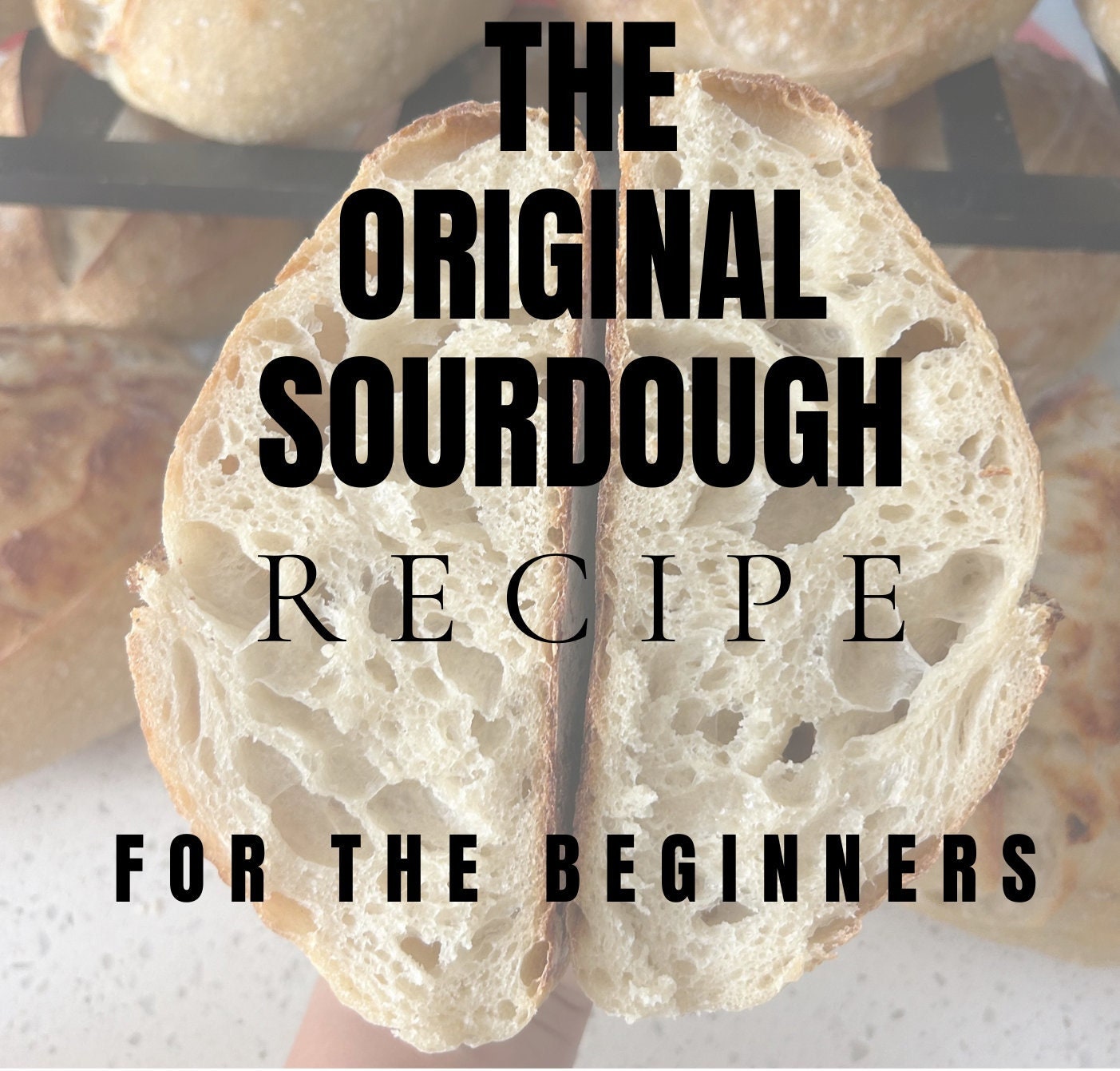 Traditional Artisan Sourdough Bread and Starter Recipe With Timeline ...