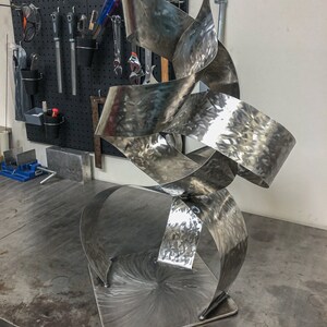 Will Couch - Stainless Steel Abstract Sculpture - Metal Art - Home ...