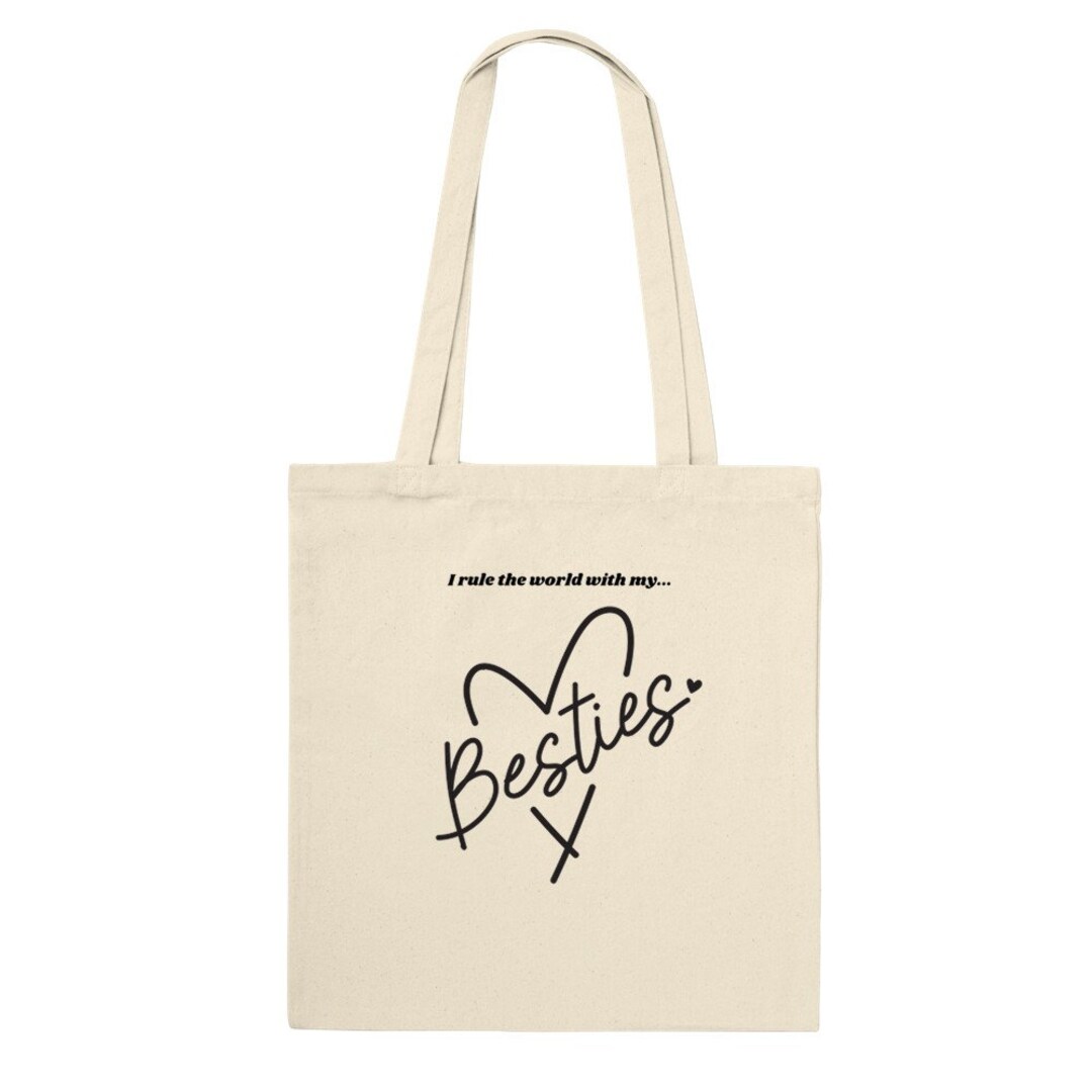 Bestie Power: Rule the World Tote Bag - Etsy