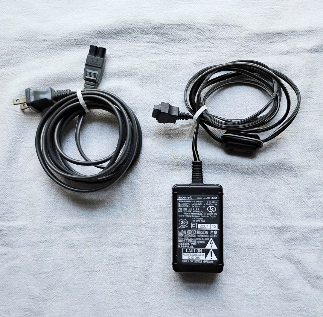 Vintage Sony Handy Cam Power Cord Model AC-LM5A 2004 VGC - Etsy