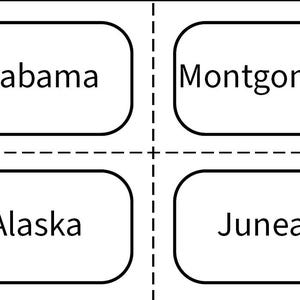 Printable State Capital Flashcards | Fun & Educational Learning Tool ...