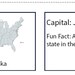 Printable State Capital Flashcards With Maps & Fun Facts | U.S ...