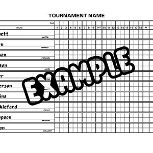 Golf Scoresheets - Editable & Printable Golf Scoreboard Templates for ...
