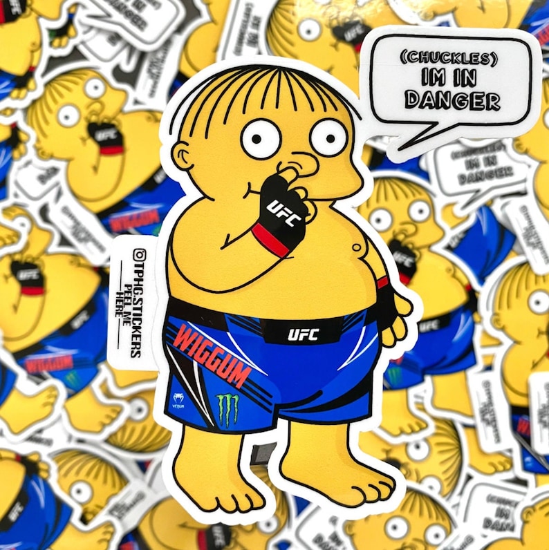 Ralph Wiggum Imminent UFC CTE Sticker - Etsy