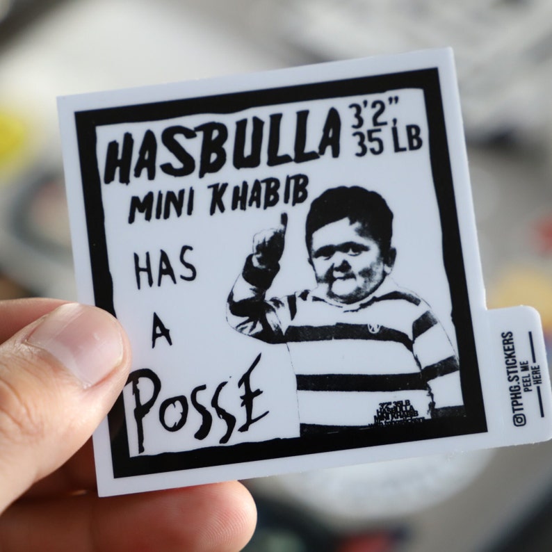 UFC Hasbulla Has Posse Mini Khabib Sticker - Etsy