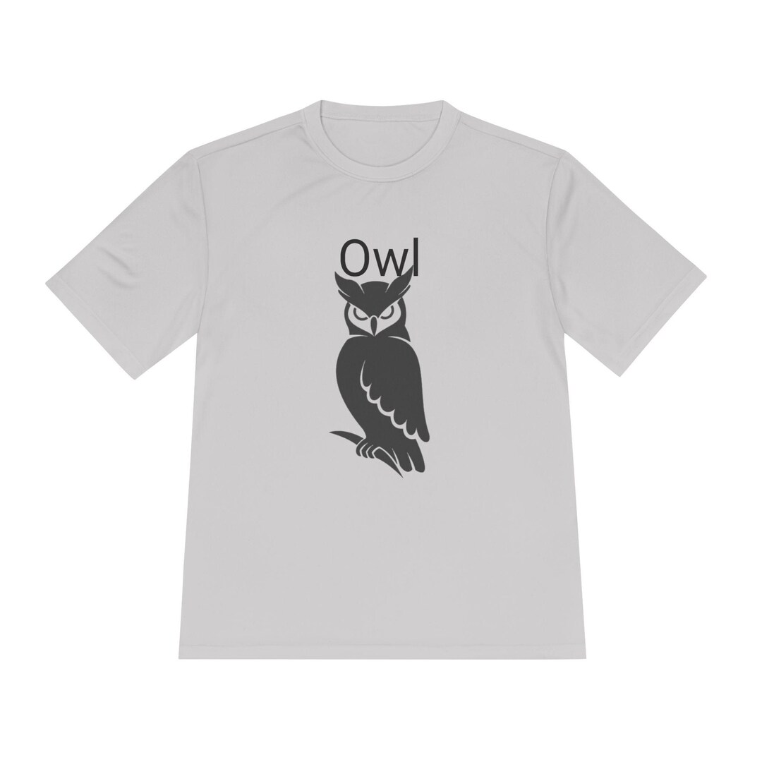 Moisture Wicking Wood Badge Owl T-shirt - Etsy