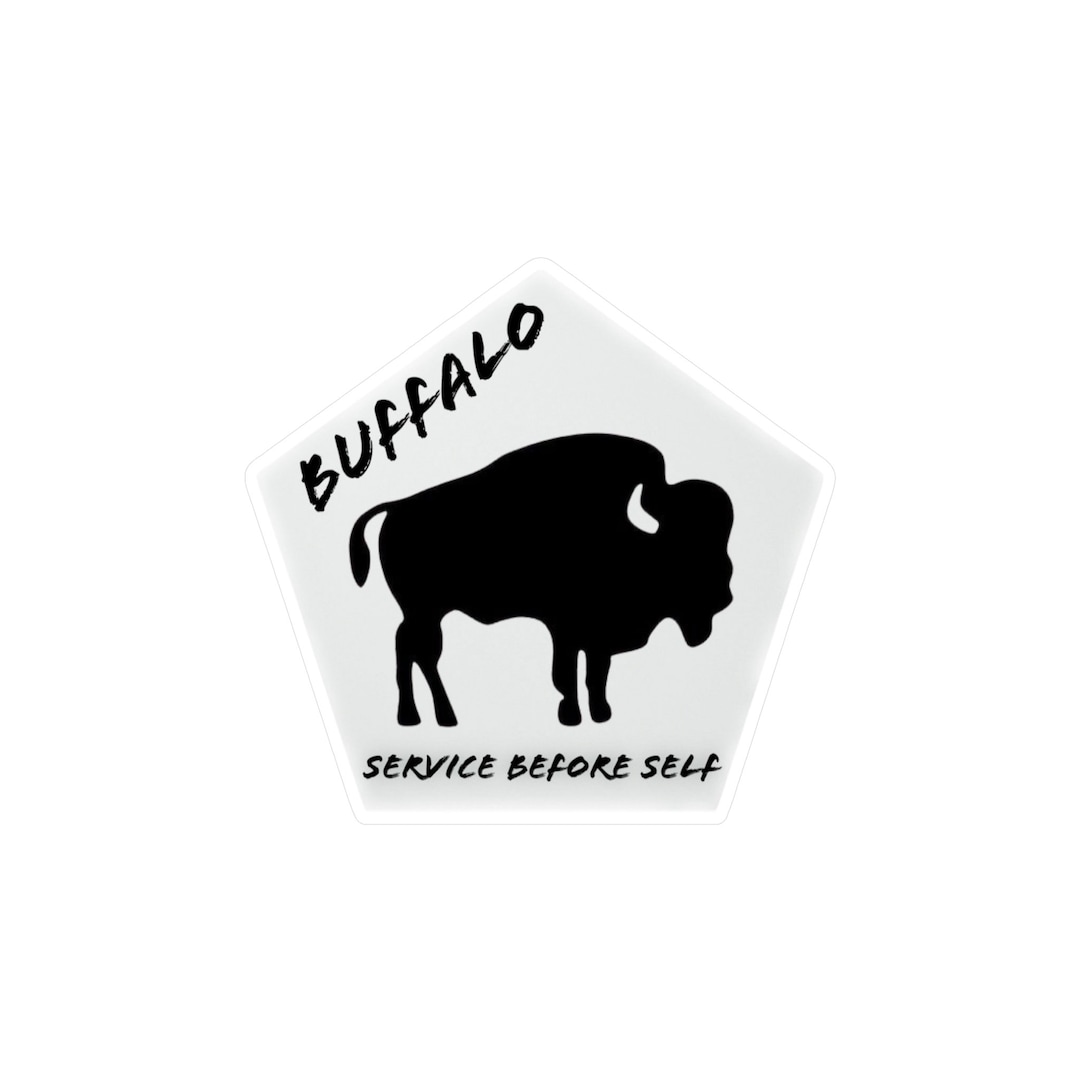 Wood Badge Buffalo Vinyl Decal - Etsy