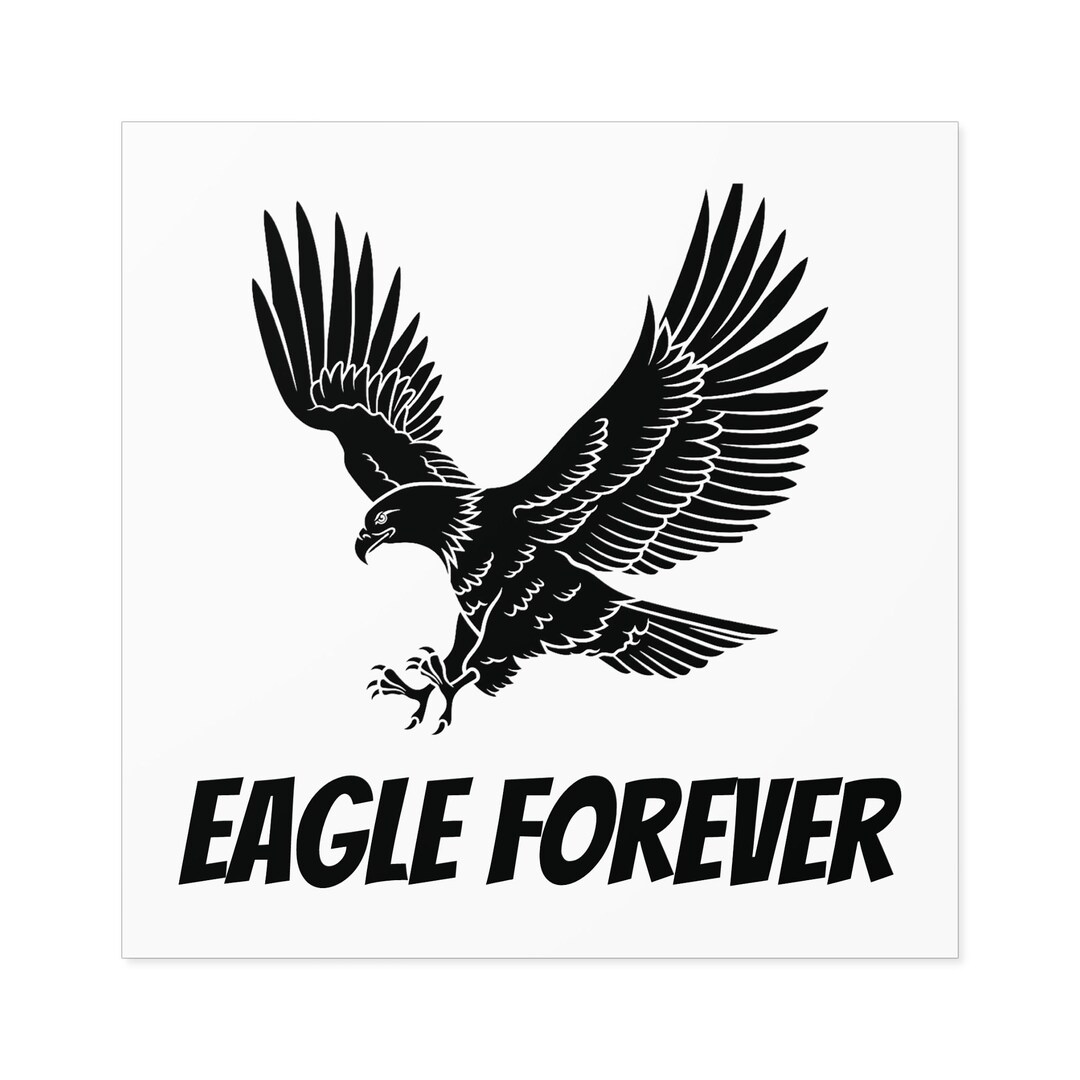 Eagle Forever Vinyl Decal - Etsy