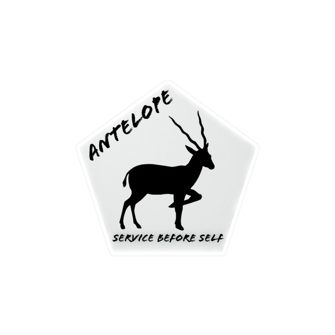 Wood Badge Antelope Vinyl Decal - Etsy