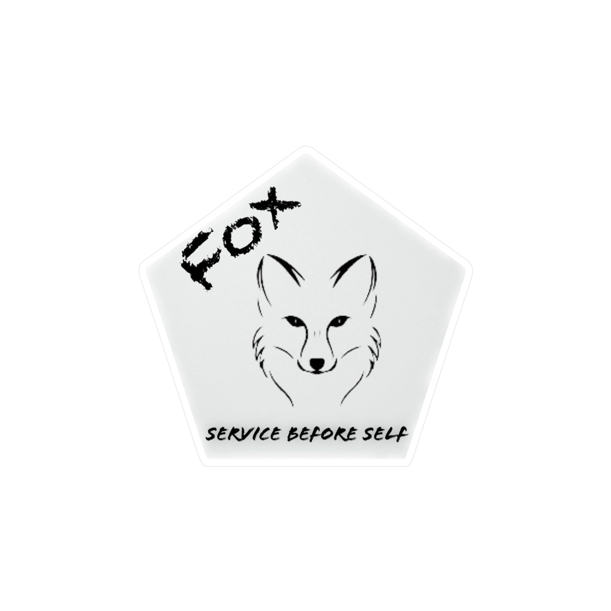 Wood Badge Fox Vinyl Decal - Etsy