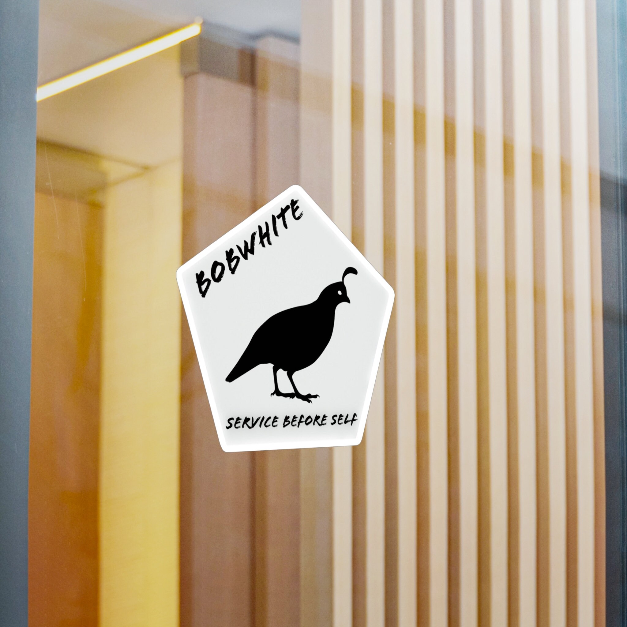 Wood Badge Bobwhite Vinyl Decal - Etsy