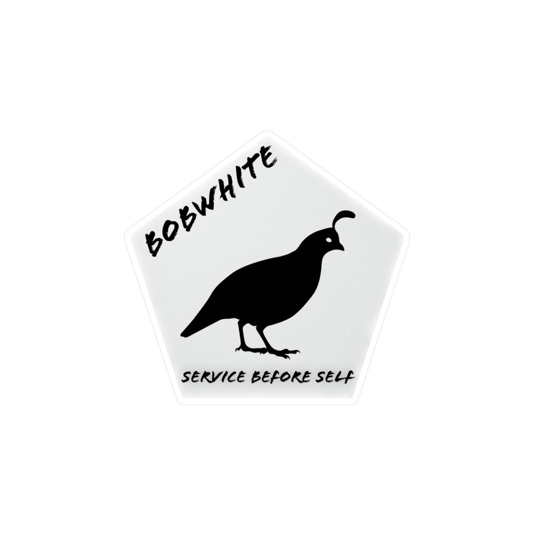 Wood Badge Bobwhite Vinyl Decal - Etsy