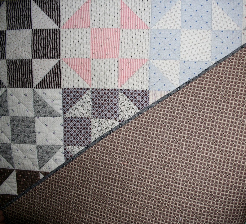 Quilt Vintage 71" X 80" From Nine-patch Blocks. Made by Wilma ...