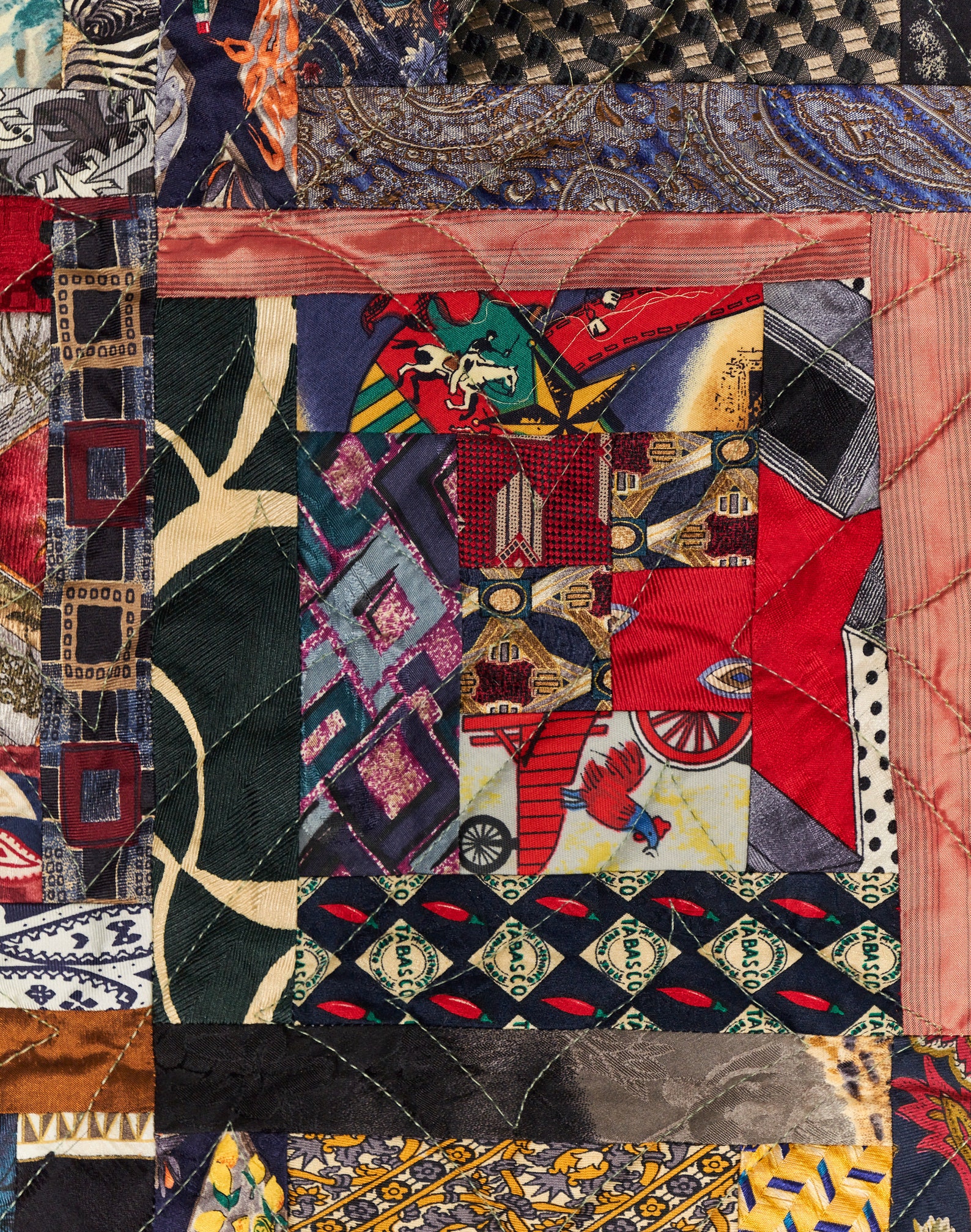 Quilt Vintage 30" X 36" - Silks for Wall! Made by Wilma Cogliantry - Etsy