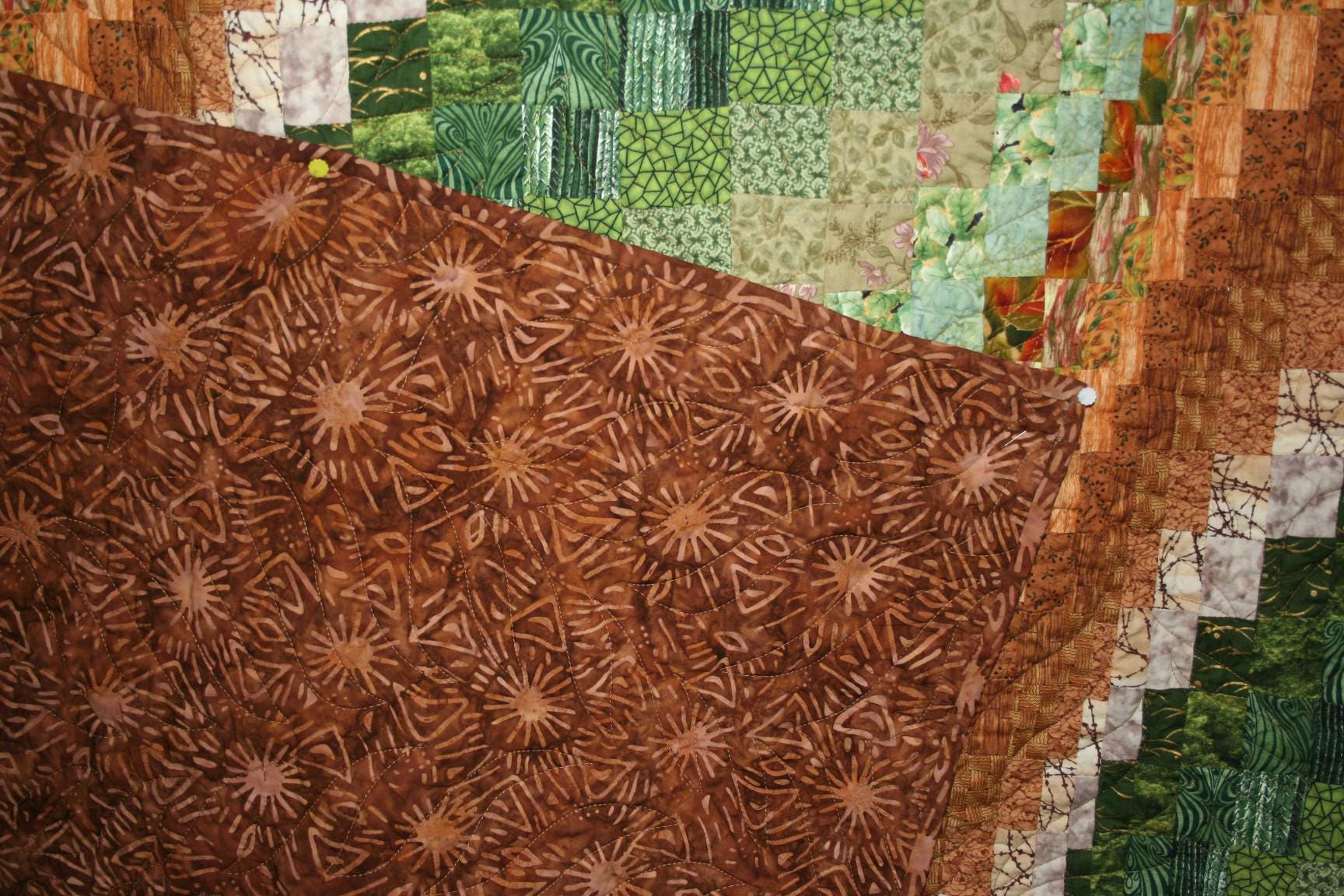 Quilt 53" X 70" Bargello Style. Made by Wilma Cogliantry - Etsy