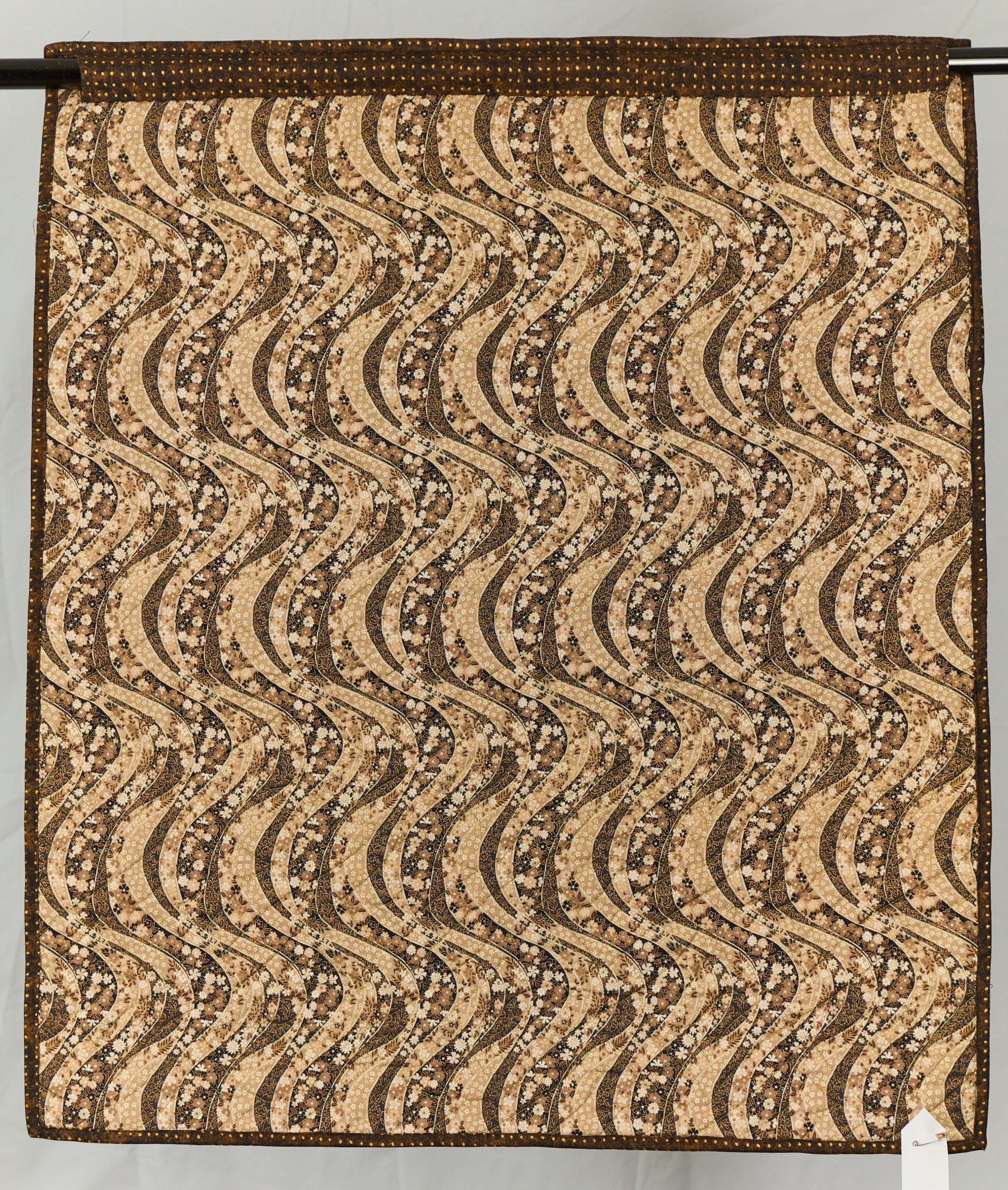 Quilt Vintage 30" X 36" - Silks for Wall! Made by Wilma Cogliantry - Etsy