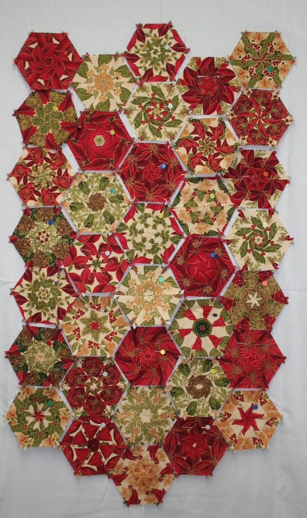 Stack 'N Whack Quilt 35 Hexagon 4 1/2 SALE - Etsy